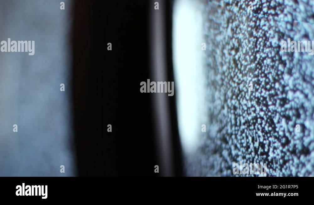 Television static noise black white Stock Video Footage - Alamy