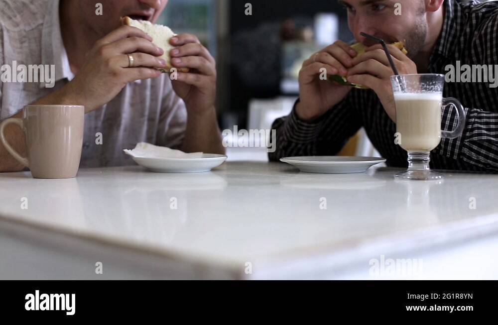 Men eating sandwiches Stock Videos & Footage - HD and 4K Video Clips ...