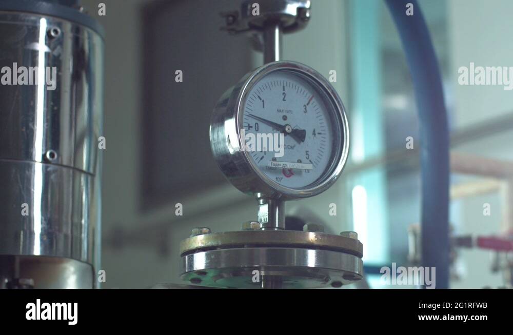 Measuring sensors in production Stock Video Footage - Alamy