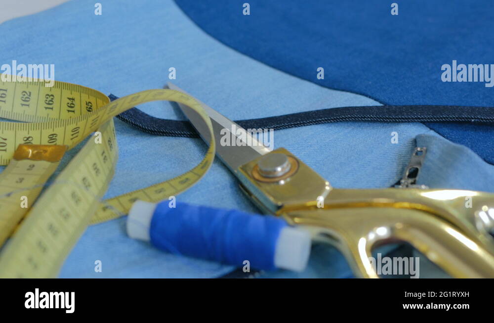 Tailor scissors tape measure Stock Videos & Footage - HD and 4K Video ...