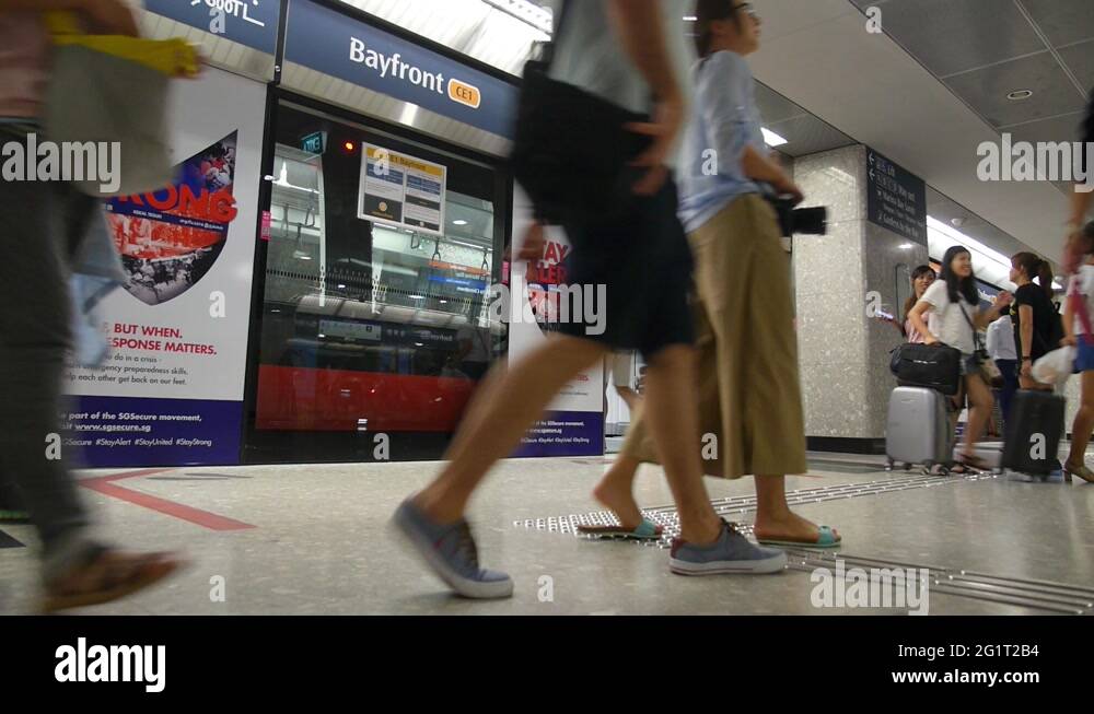 Passengers in Mass Rapid Transit (MRT) Subway Stock Video Footage - Alamy