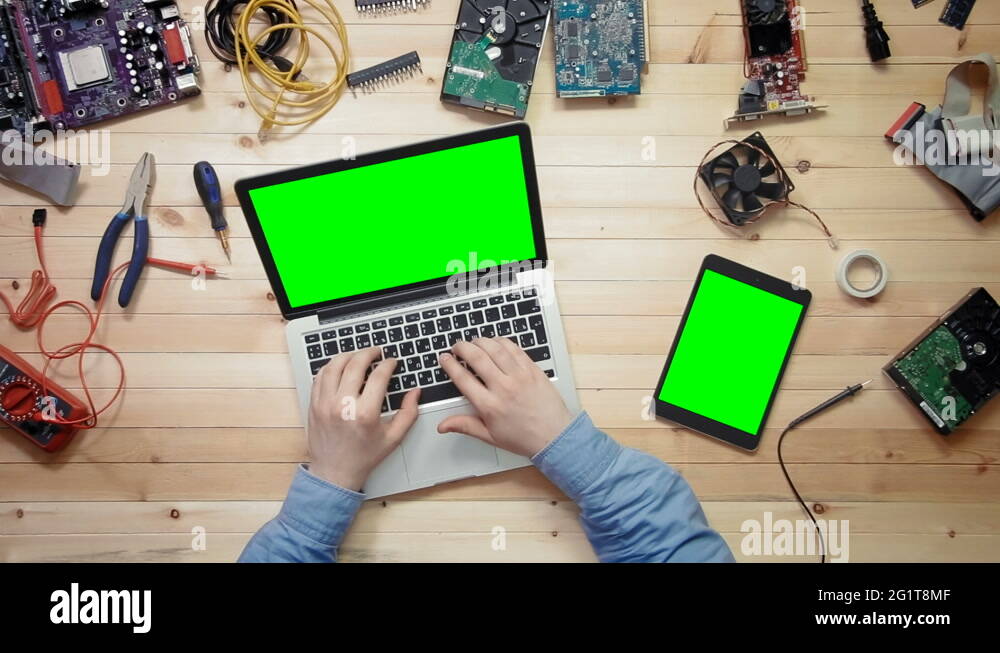 Top view laptop digital Stock Videos & Footage - HD and 4K Video Clips ...