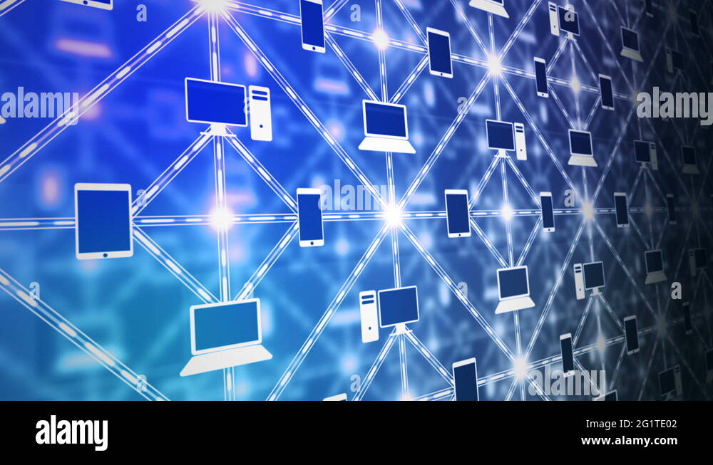 Networking concept diagram connectivity Stock Videos & Footage - HD and ...