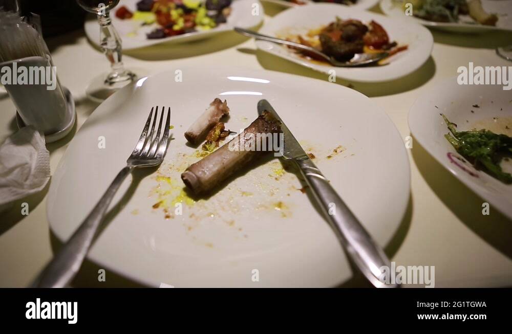 Party Mess Dish Stock Videos And Footage Hd And 4k Video Clips Alamy