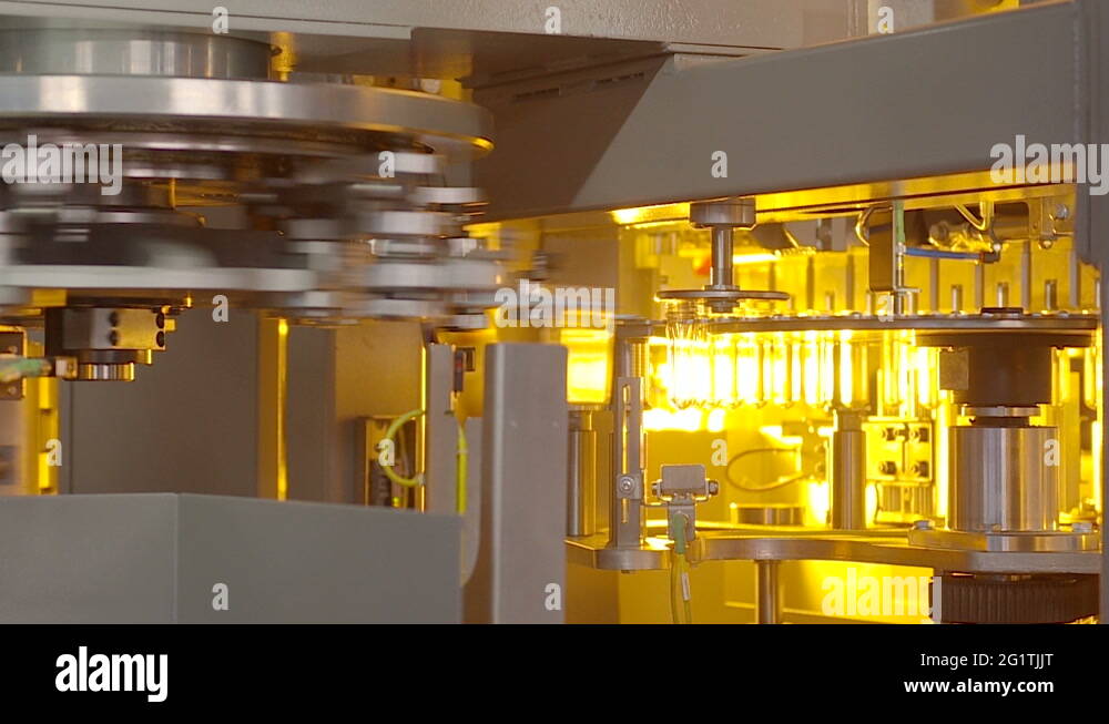 production of plastic bottles of mineral water lemonade Stock Video ...