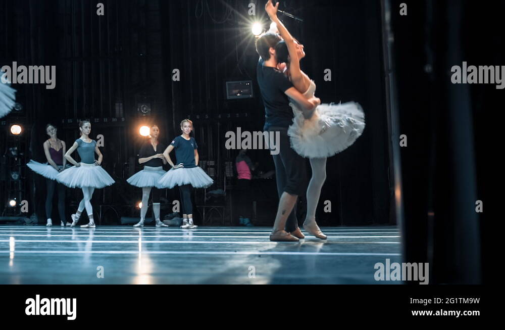 Ballet rehearsal on stage Stock Videos & Footage - HD and 4K Video ...
