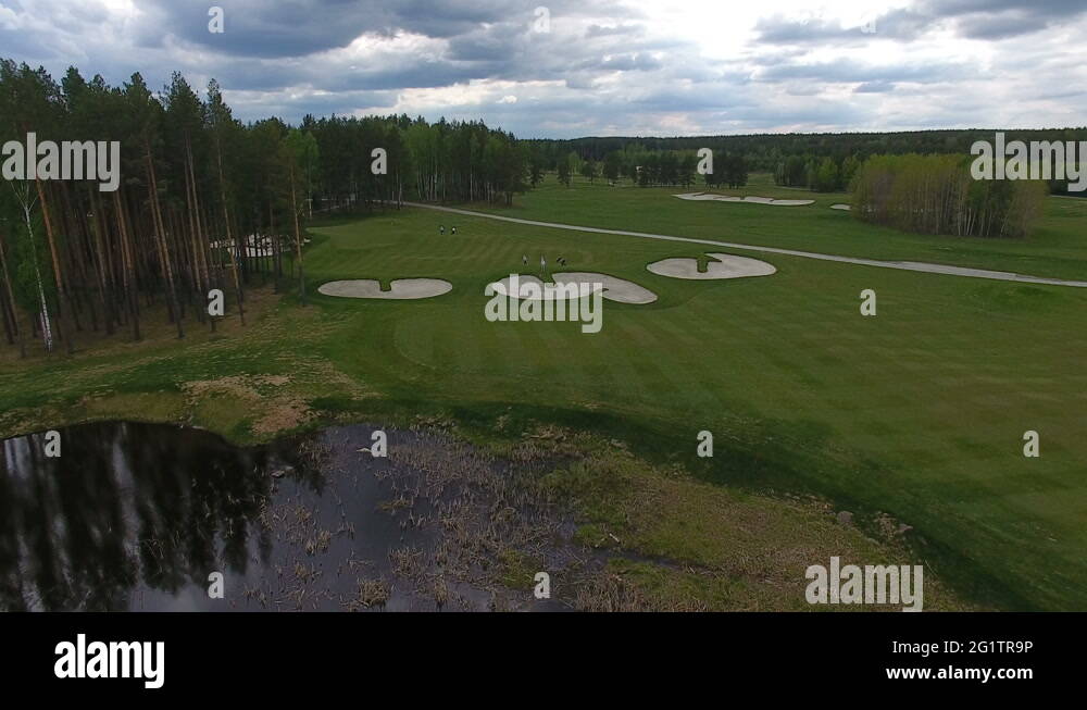 Golf course birds eye view Stock Videos & Footage - HD and 4K Video ...