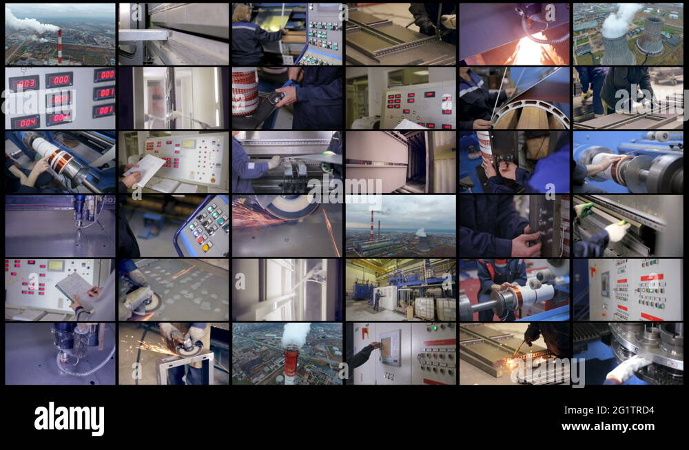 Industrial collage Stock Videos & Footage - HD and 4K Video Clips - Alamy