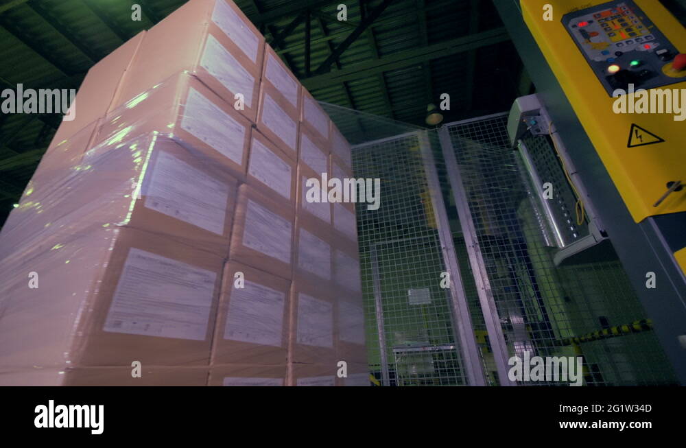 Stretch film pallet Stock Videos & Footage - HD and 4K Video Clips - Alamy