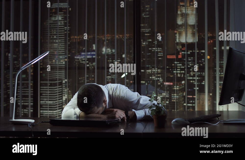 Man sleeping in office Stock Videos & Footage - HD and 4K Video Clips ...