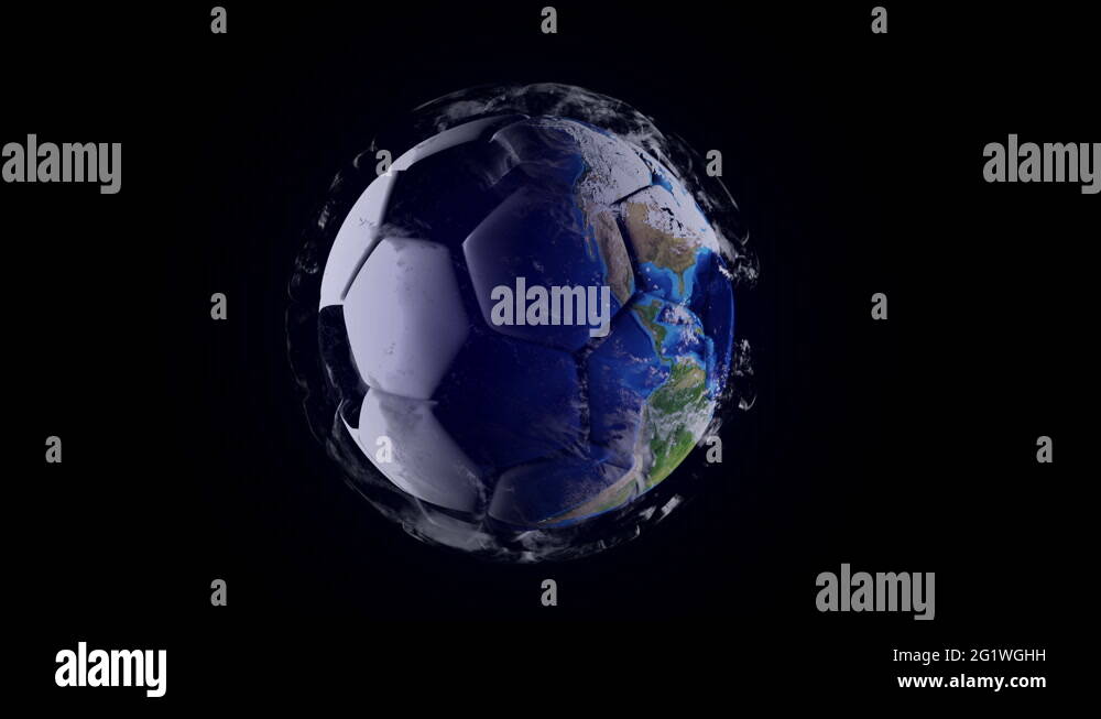 Planet Earth in the form of a ball in space, maps and textures provided ...