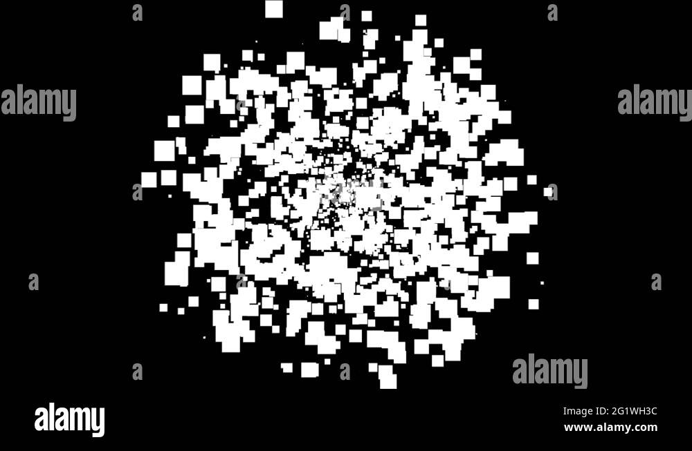 Formation of elements for transition, high definition CGI motion ...