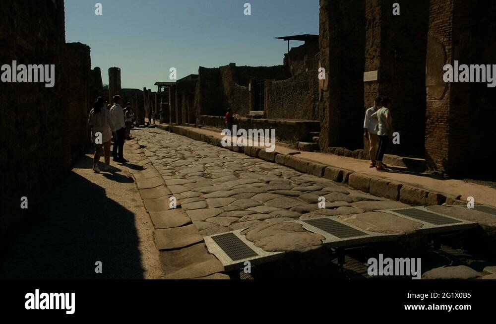 POMPEII, ITALY - SEP 22, 2017. Pompeii Landmark Historic Italy City ...