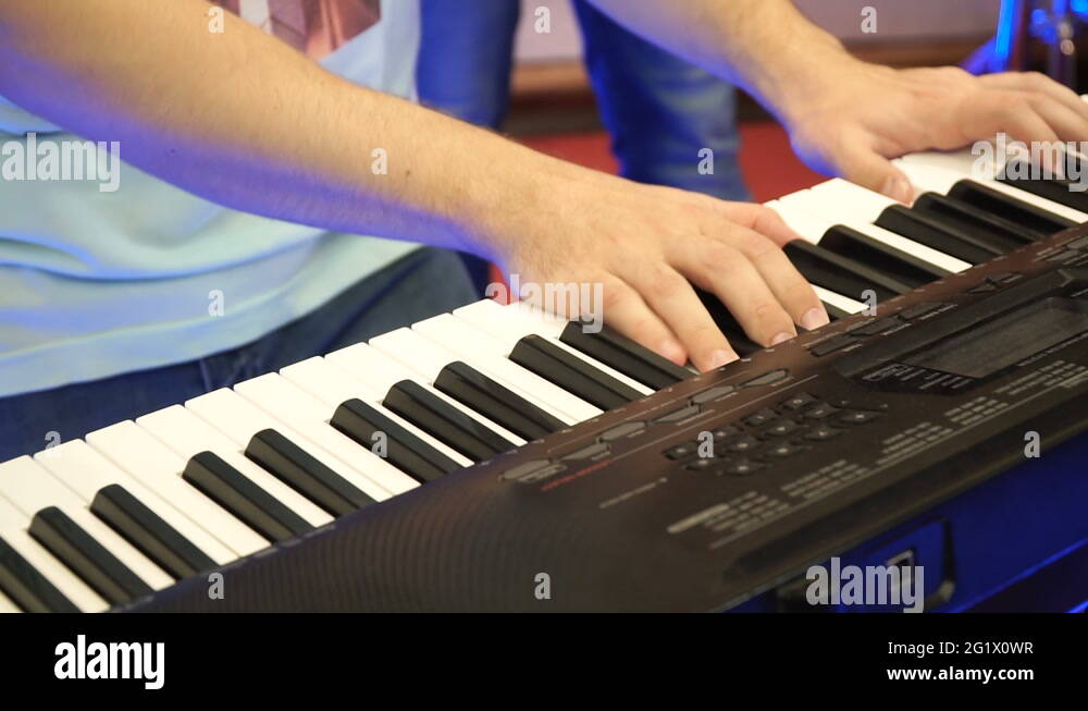 Actor playing keyboard piano Stock Videos & Footage - HD and 4K Video ...