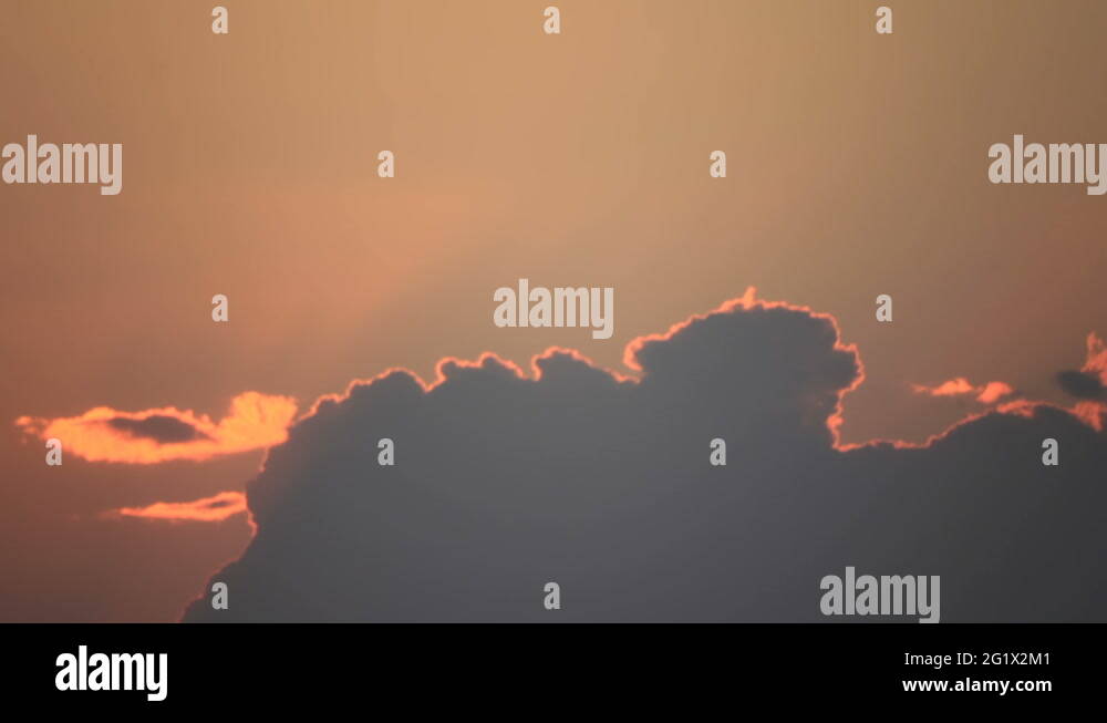 Twilight clouds Stock Video Footage - Alamy
