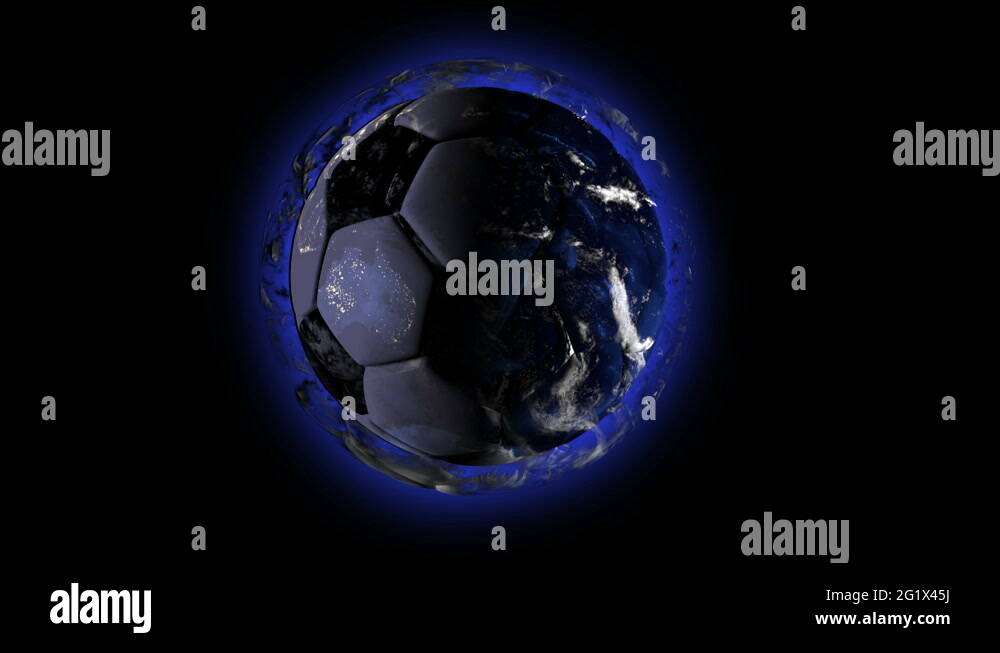 Planet Earth in the form of a ball in space, maps and textures provided ...