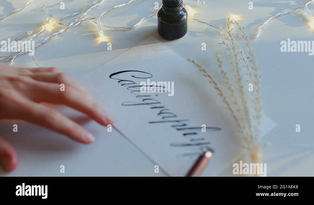 Black white calligraphy Stock Videos & Footage - HD and 4K Video Clips ...