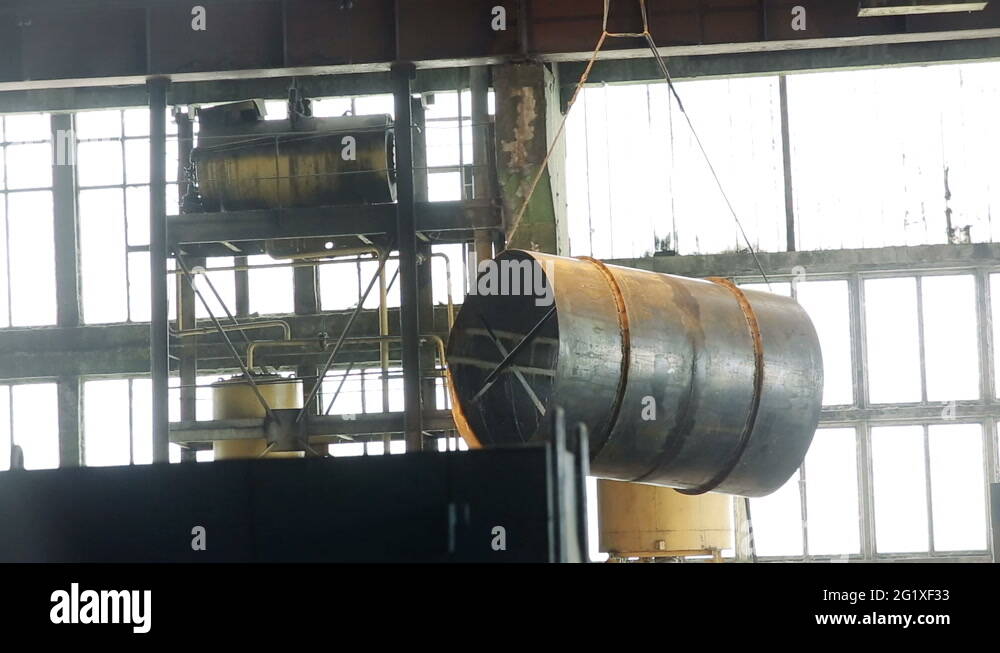 Overhead industrial crane in factory Stock Videos & Footage - HD and 4K ...