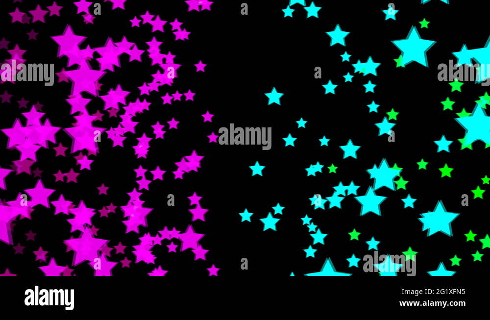 Abstract CGI motion graphics and animated background with star Stock ...