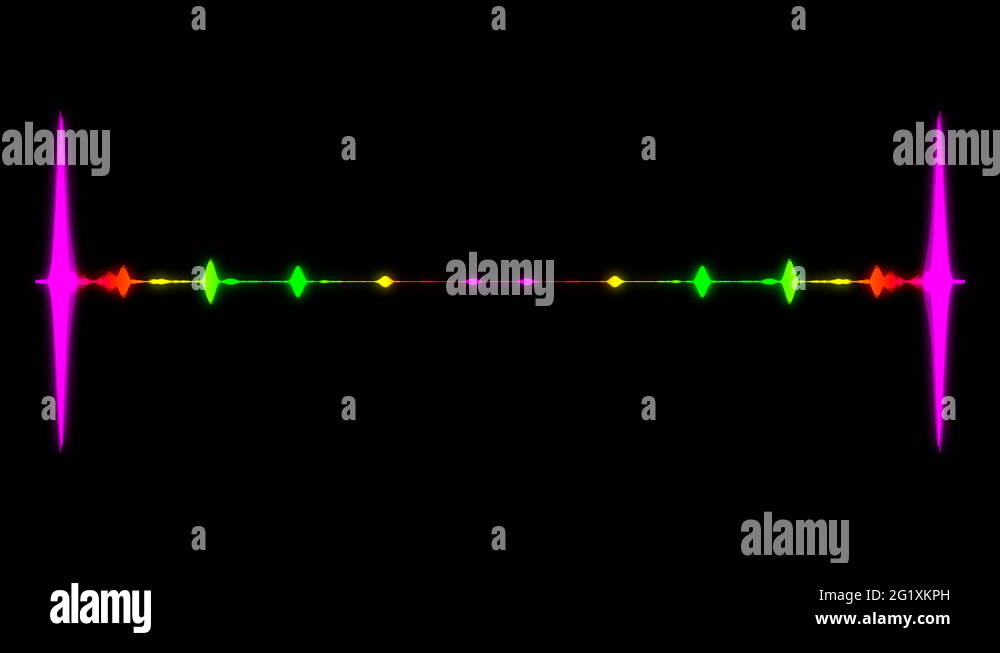 Abstract audio visualizer equalizer. Digital illustration backdrop ...