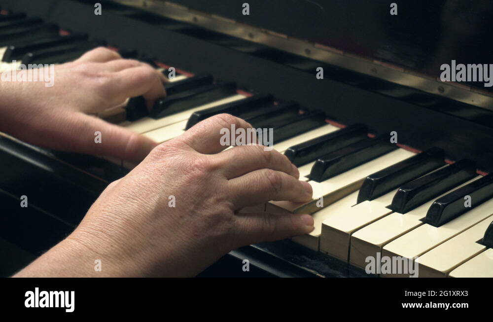 Piano music pianist hands playing. Musical instrument grand piano ...