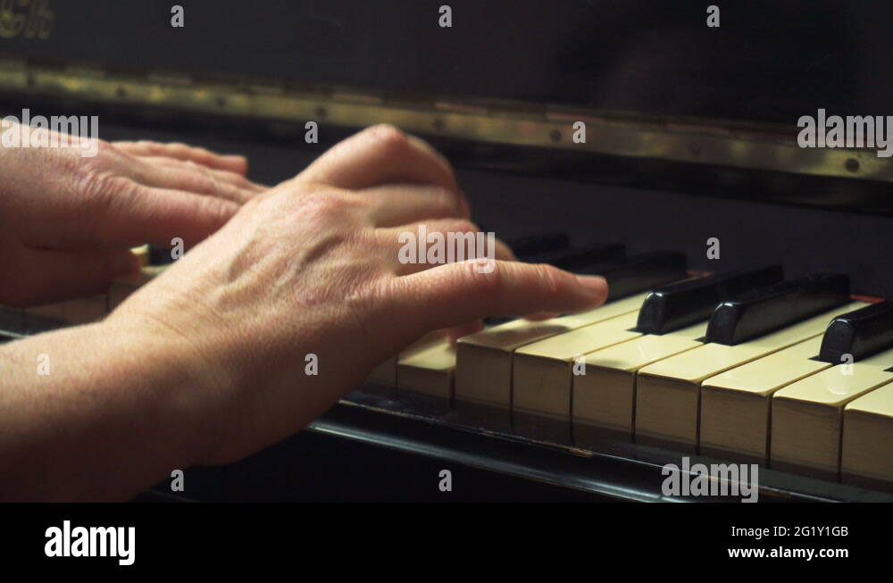 Piano music pianist hands playing. Musical instrument grand piano ...