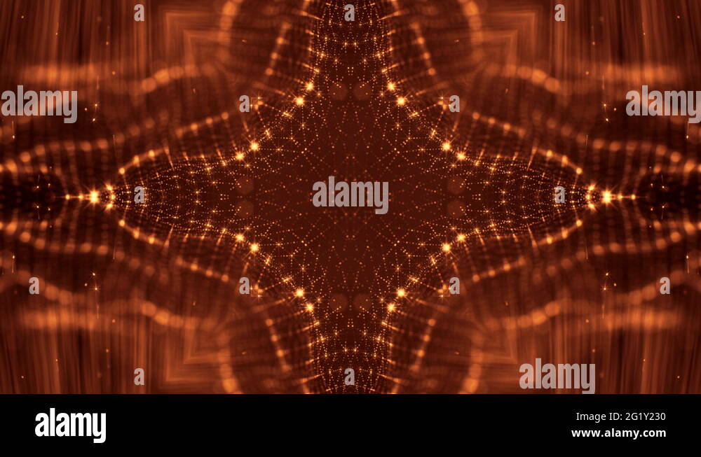 gold loopable abstract particle background with depth of field, glow sparkles of Stock Video ...