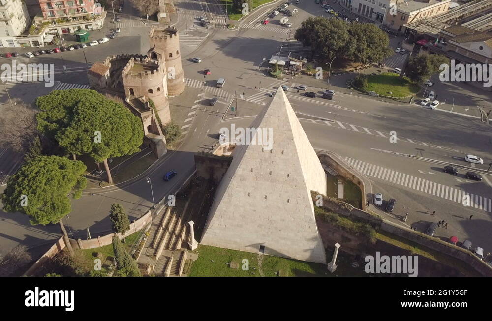 Rome cestia pyramid Stock Videos & Footage - HD and 4K Video Clips - Alamy