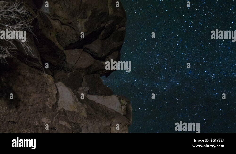Astro Timelapse of North Star over Native American Petroglyphs ...
