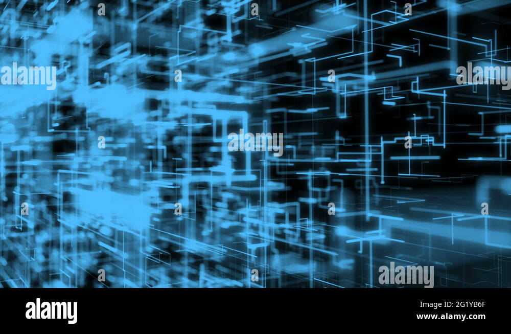 Moving colourful stripes tech background. Loop animation. 4K Stock ...