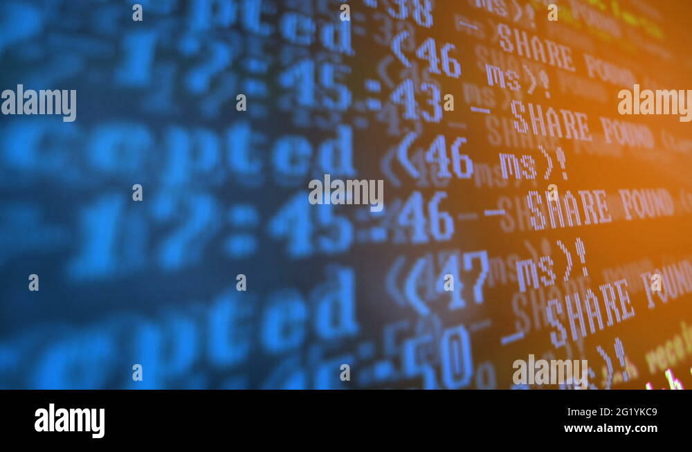 Mining Cryptocurrency process program on display PC. Using Software ...