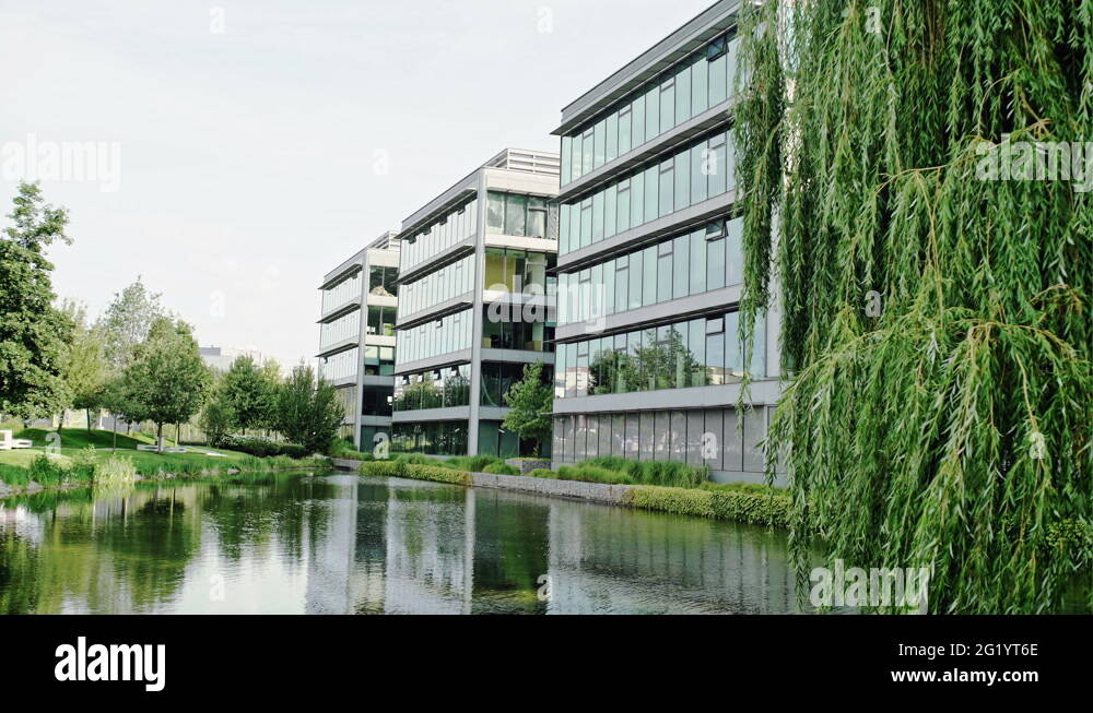 Reflection building in water architecture Stock Videos & Footage - HD ...