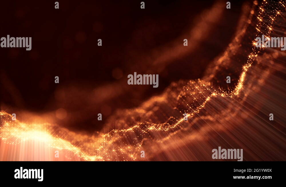 3d loop particles animation with depth of field, bokeh and light rays for Stock Video Footage ...