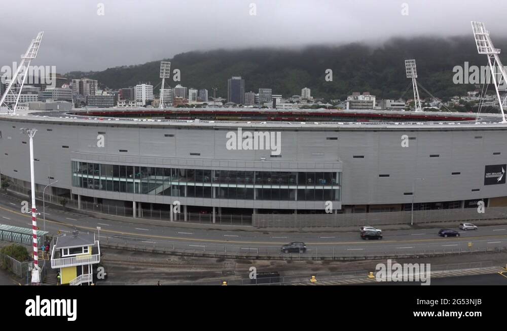 Westpac Stadium Sports Arena Wellington New Zealand 4K Stock Video ...