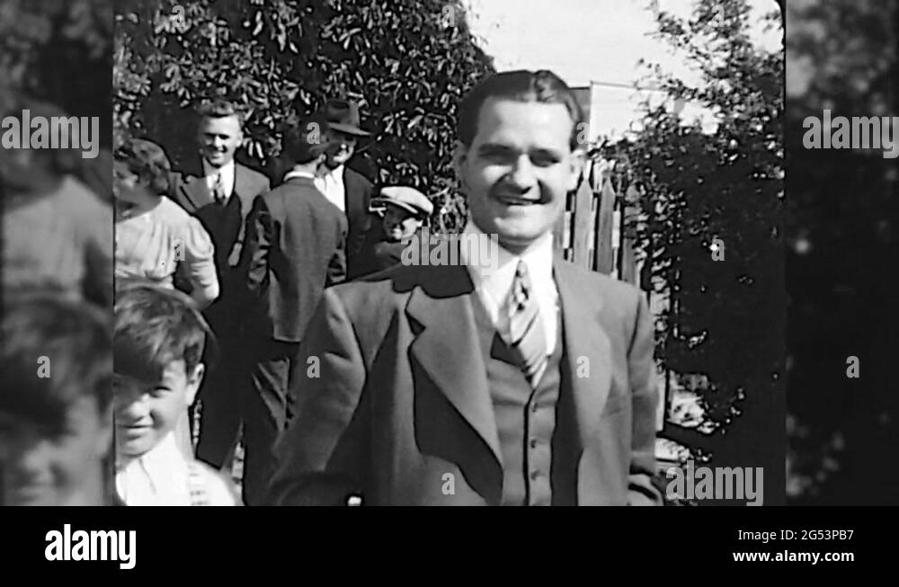 1930s Canadian People Man Woman Eston Saskatchewan Vintage Old Film ...