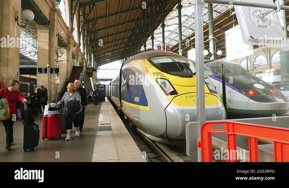 Eurostar railway station train Stock Videos & Footage - HD and 4K Video ...