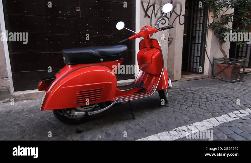 Red moped Stock Videos & Footage - HD and 4K Video Clips - Alamy