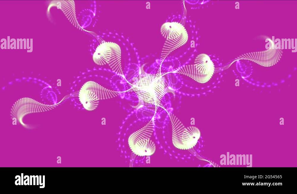 4k Abstract particle pattern flower petal,art texture material lines ...