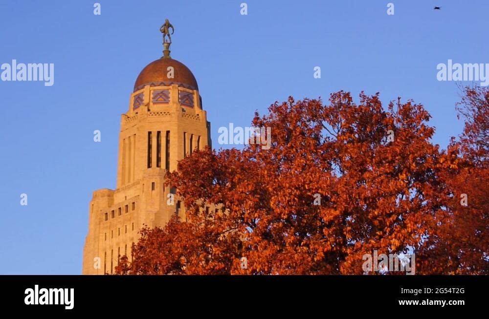Nebraska state capitol facade Stock Videos & Footage - HD and 4K Video ...