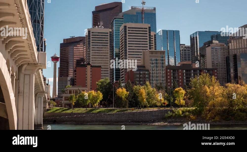 Centre street bridge calgary tower Stock Videos & Footage - HD and 4K ...