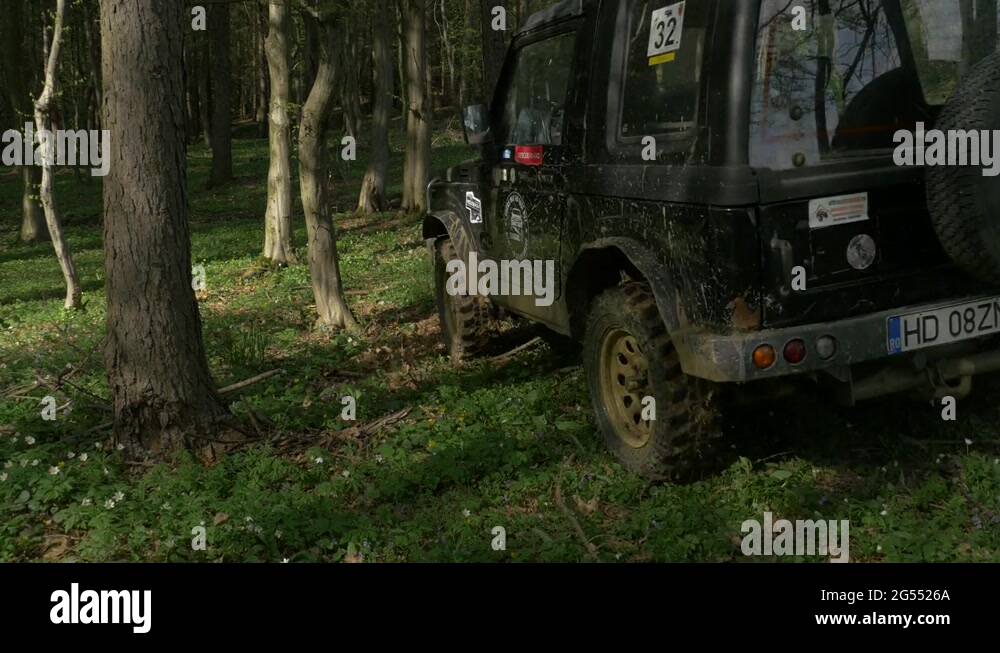 Jeep driving among trees Stock Videos & Footage - HD and 4K Video Clips ...