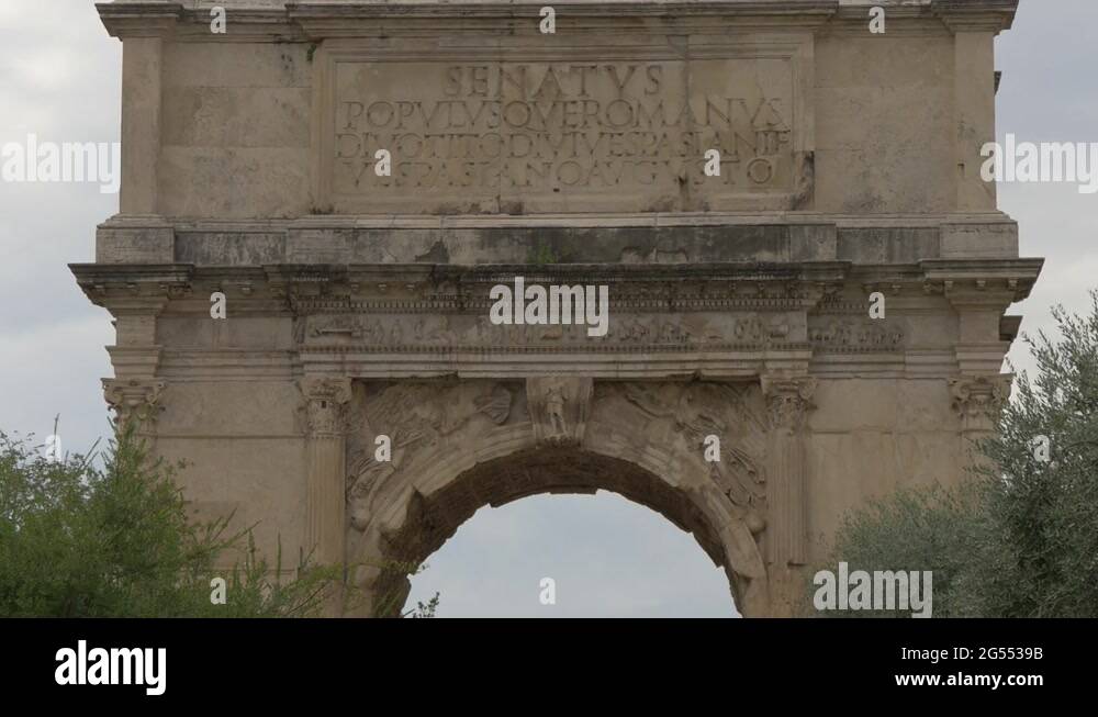 Arch of titus inscription Stock Videos & Footage - HD and 4K Video ...