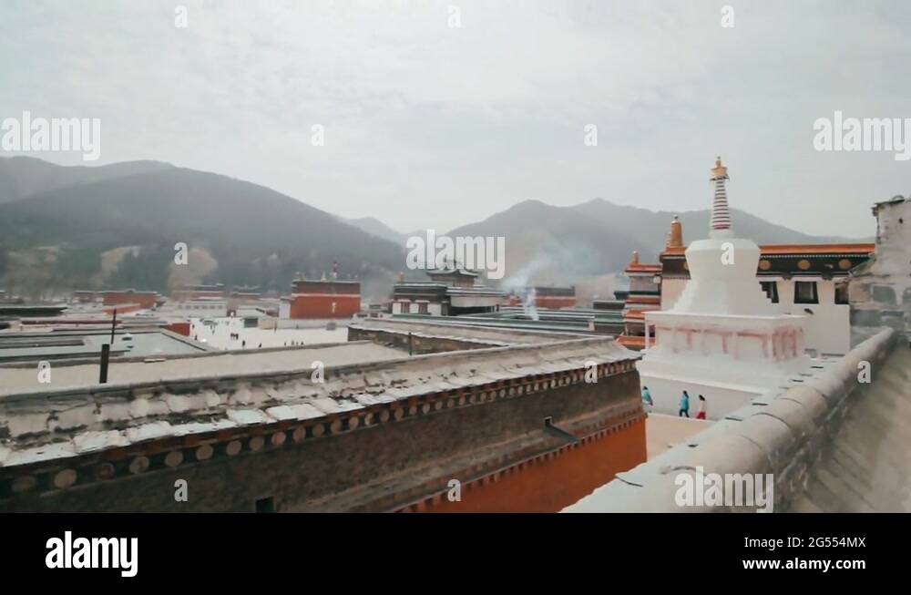 Labrang monastery architecture Stock Videos & Footage - HD and 4K Video ...