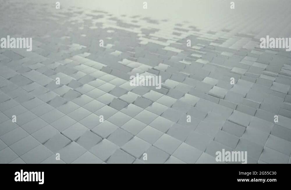 Abstract White Cube Turn, 3d Animation 4k Stock Video Footage - Alamy
