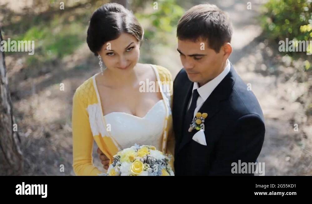 Bride and groom look camera Stock Videos & Footage - HD and 4K Video ...