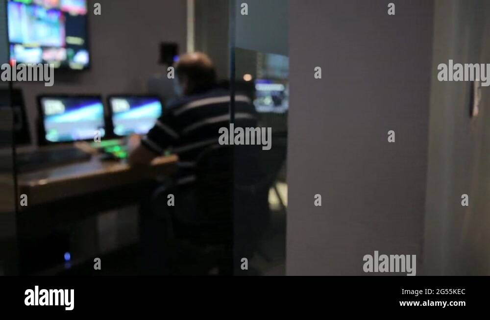 Broadcast television control room Stock Videos & Footage - HD and 4K ...