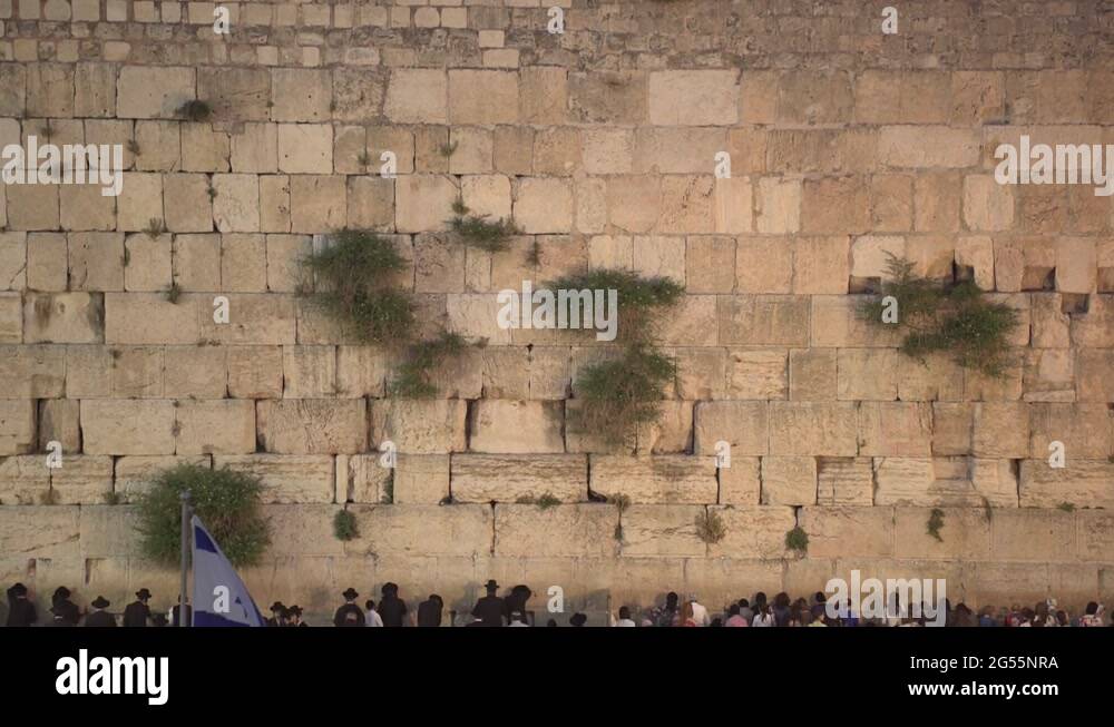 Christians at the Wailing Wall Stock Video Footage - Alamy