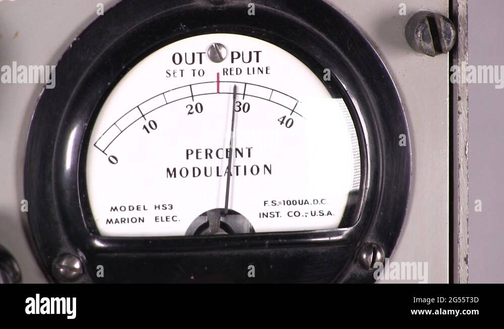 Output modulation adjustment up down Stock Video Footage - Alamy