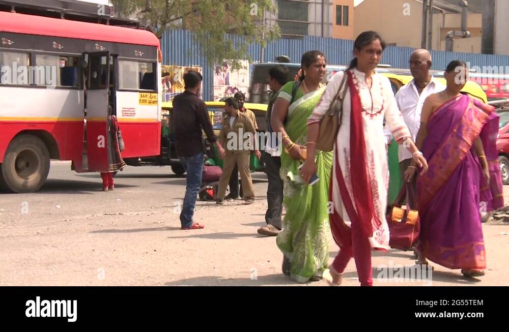 People in Bangalore India Stock Video Footage - Alamy