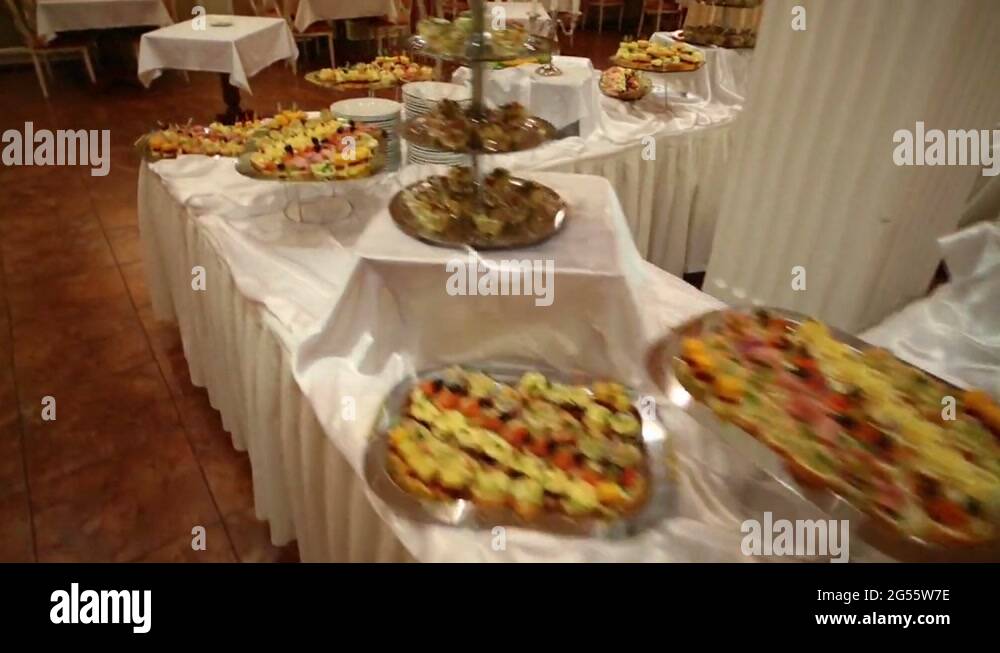 Covered tables Stock Videos & Footage - HD and 4K Video Clips - Alamy